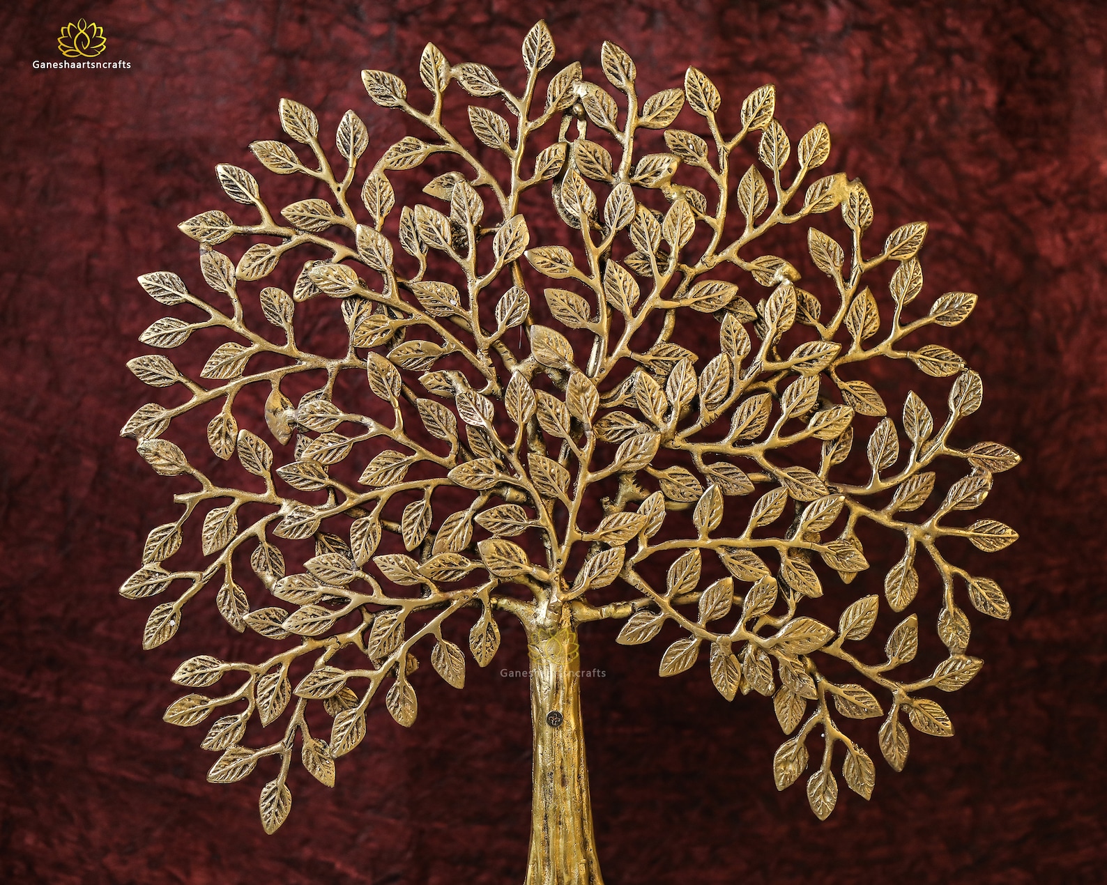 Bodhi Tree Buddha Statue Lord Buddh Brass Tree With Wood - Etsy