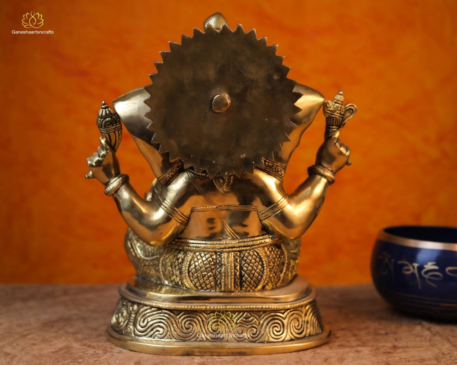 Ganesh Statue Lord Ganesha Brass Ganesha Sitting Ganesha - Etsy