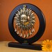 Sun Bell Wooden Base Surya Idol Brass Bell of Sun the Sun God Lord ...