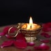 Small Diya Brass Small Deepak Oil Wick Brass Diya Brass Diya Holder Oil ...