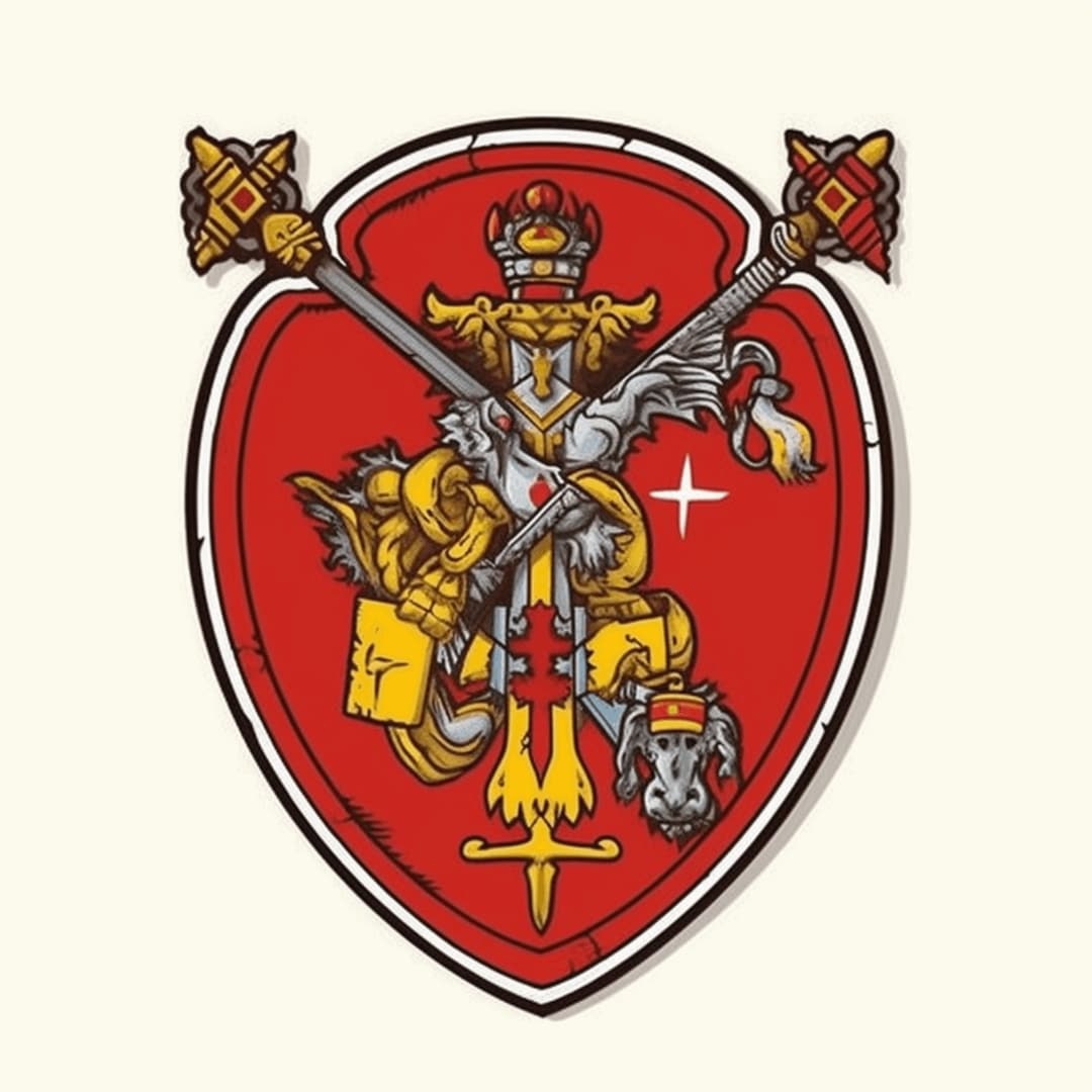 Medieval Crest Sticker, Crest Decal Sticker, Vinyl Stickers Decals ...