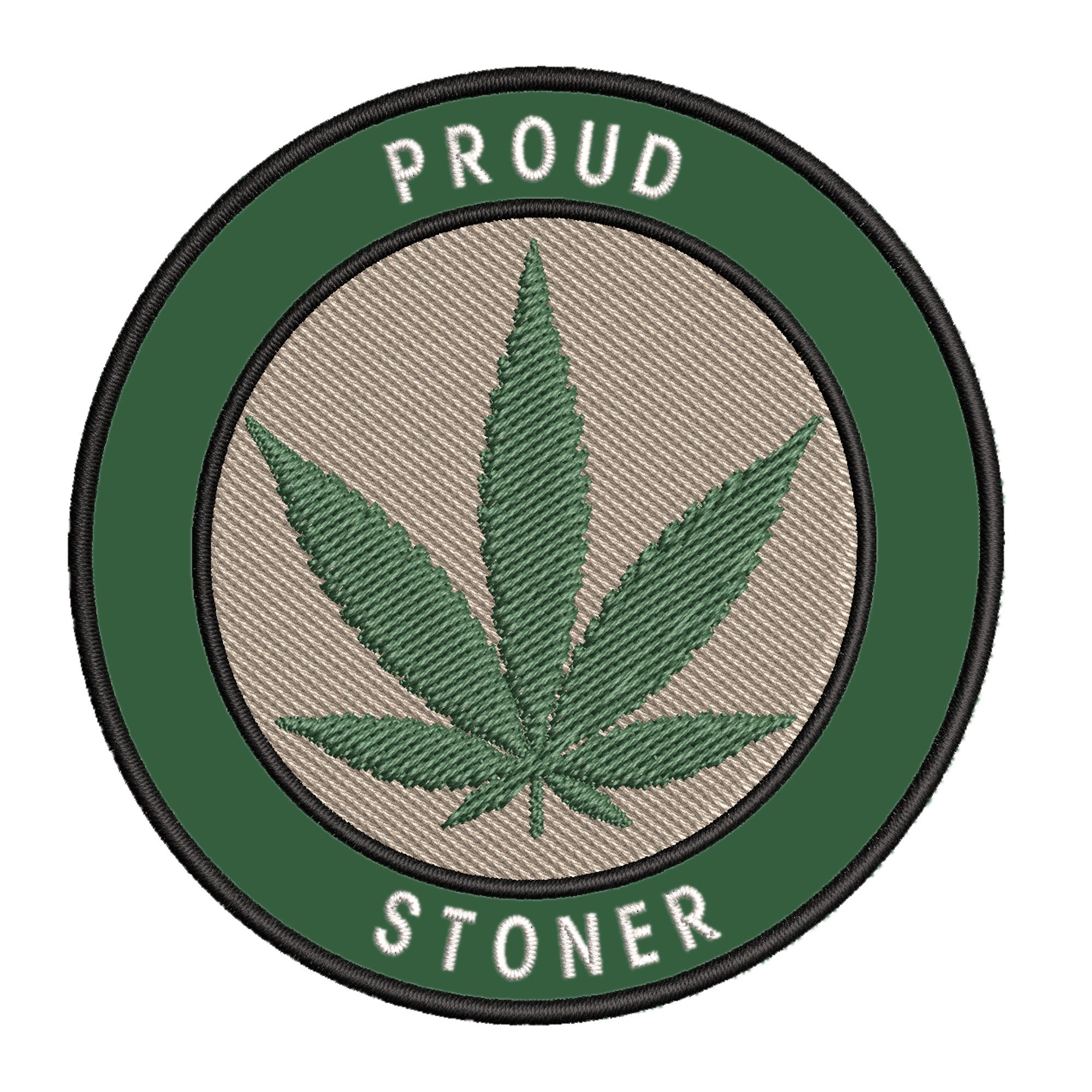 3.5 Marijuana Green Leaf Iron on Patch Gift 420 | Etsy