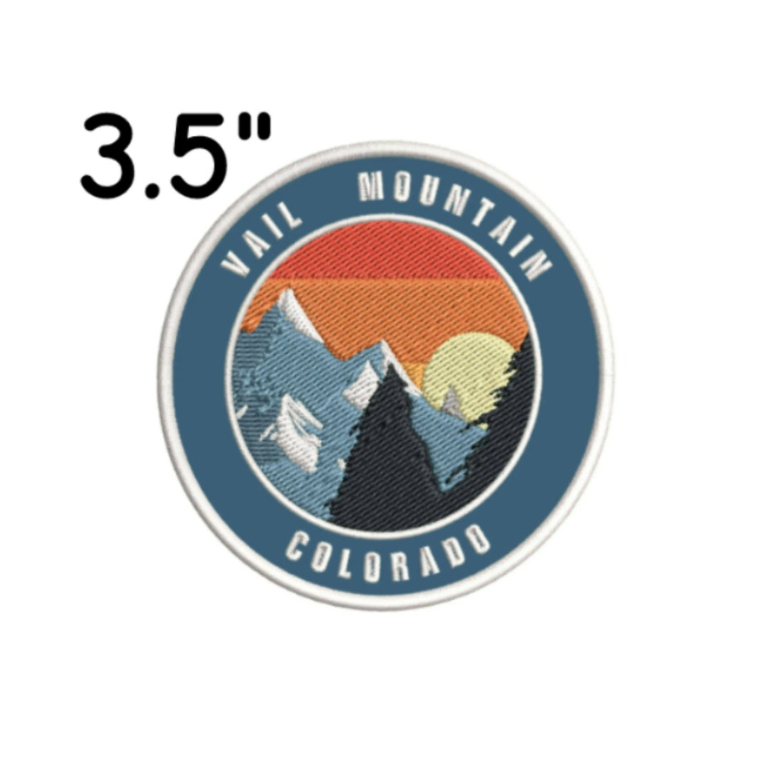 Vail Mountain Colorado Ski Resort Patch 3.5 Embroidered - Etsy