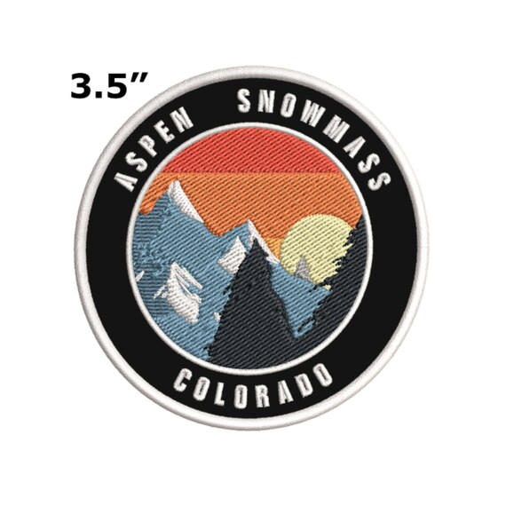 Aspen Snowmass Colorado Ski Resort Patch 3.5 Embroidered - Etsy