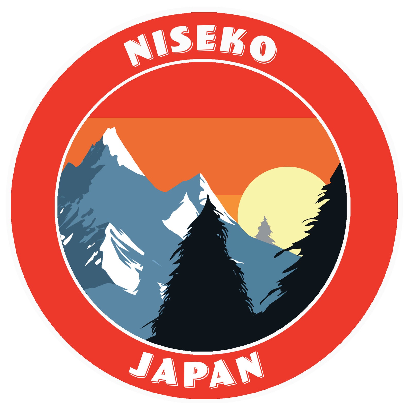 Niseko Japan 3.5 Vinyl Decal Sticker for Jeep Car | Etsy