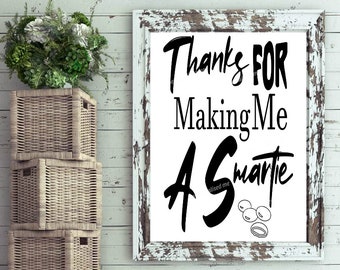 Thanks for Making Me a Smartie Svg - Etsy Australia