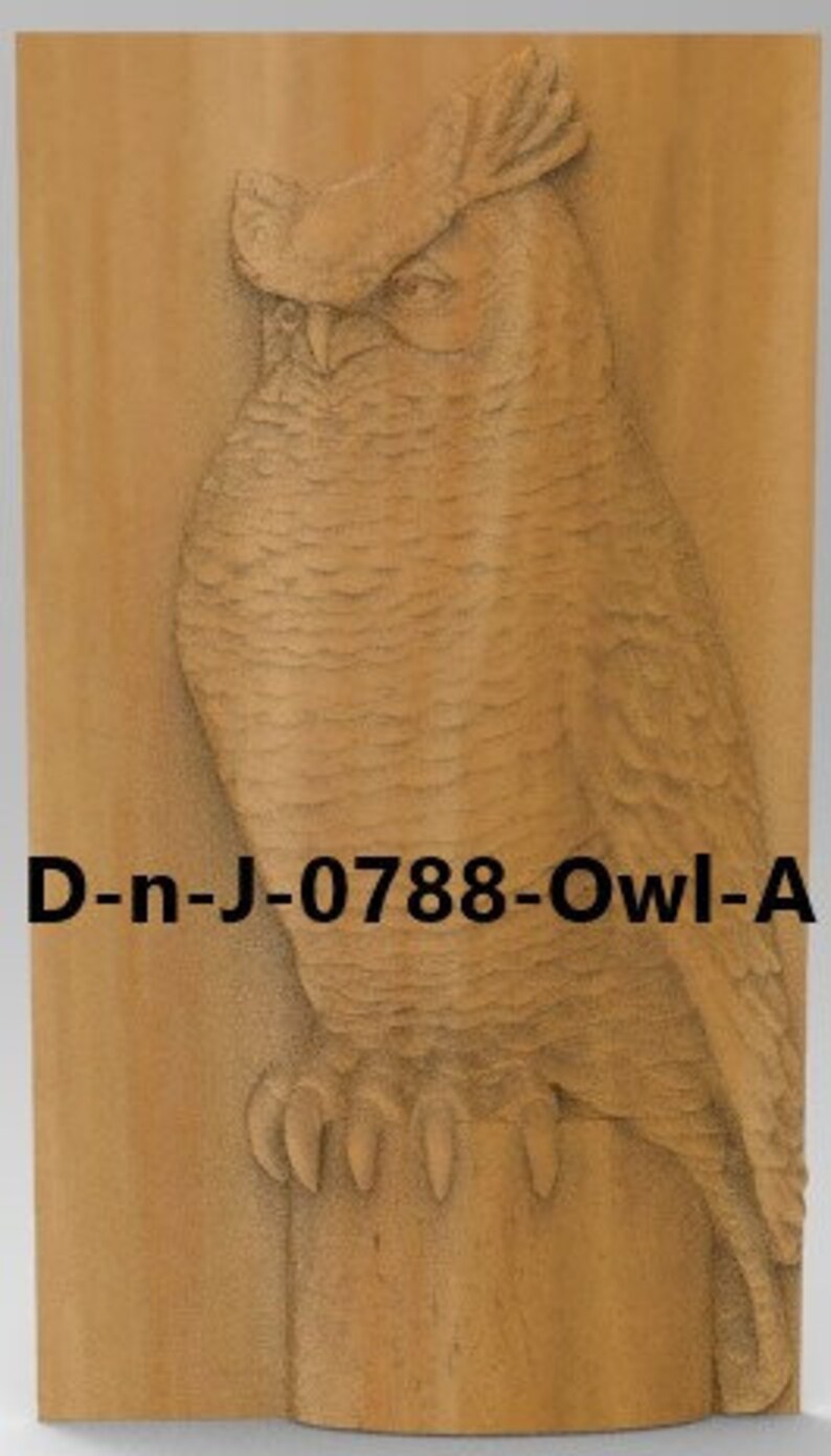 3d Stl Models, Stl, CNC Model, Owl, D-n-j-0788-owl-a - Etsy