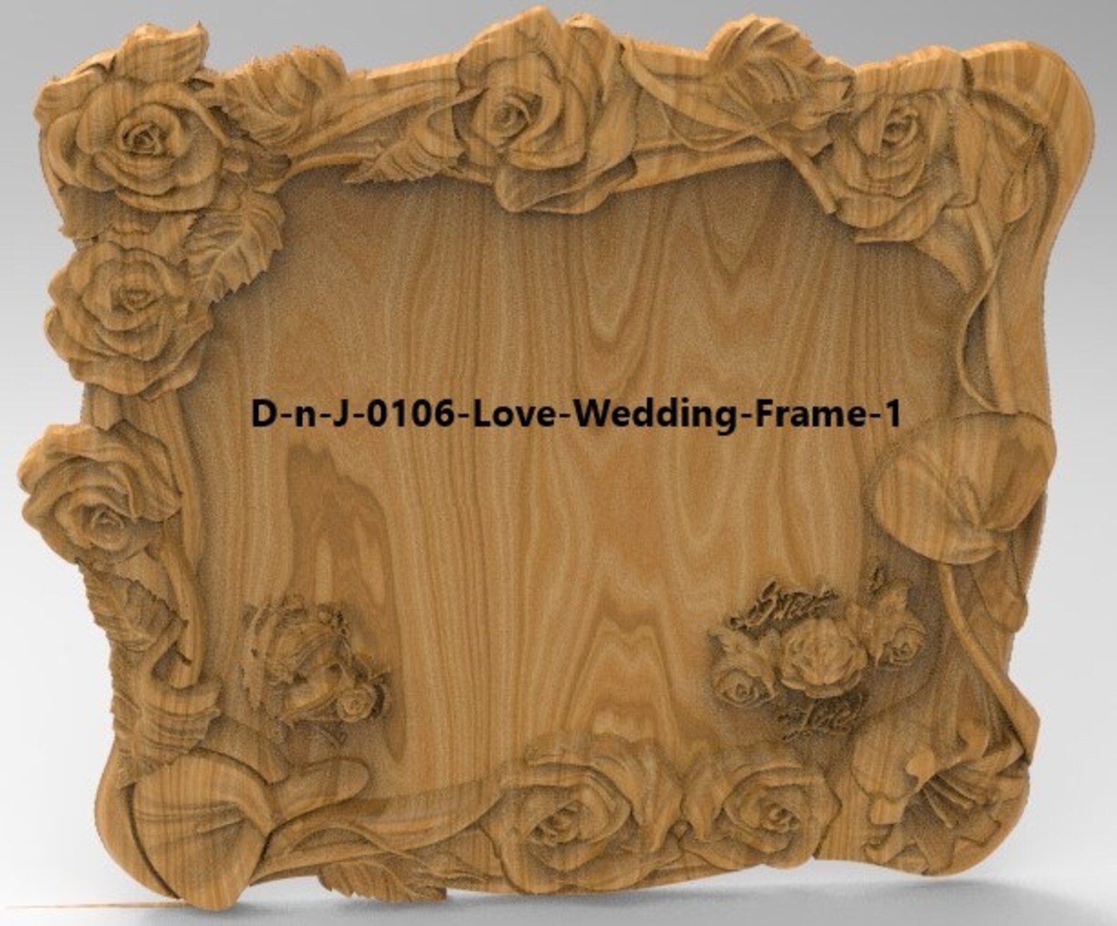 3d Stl Models, CNC Model, Wedding Love Frame D-n-j-0106-love-wedding ...