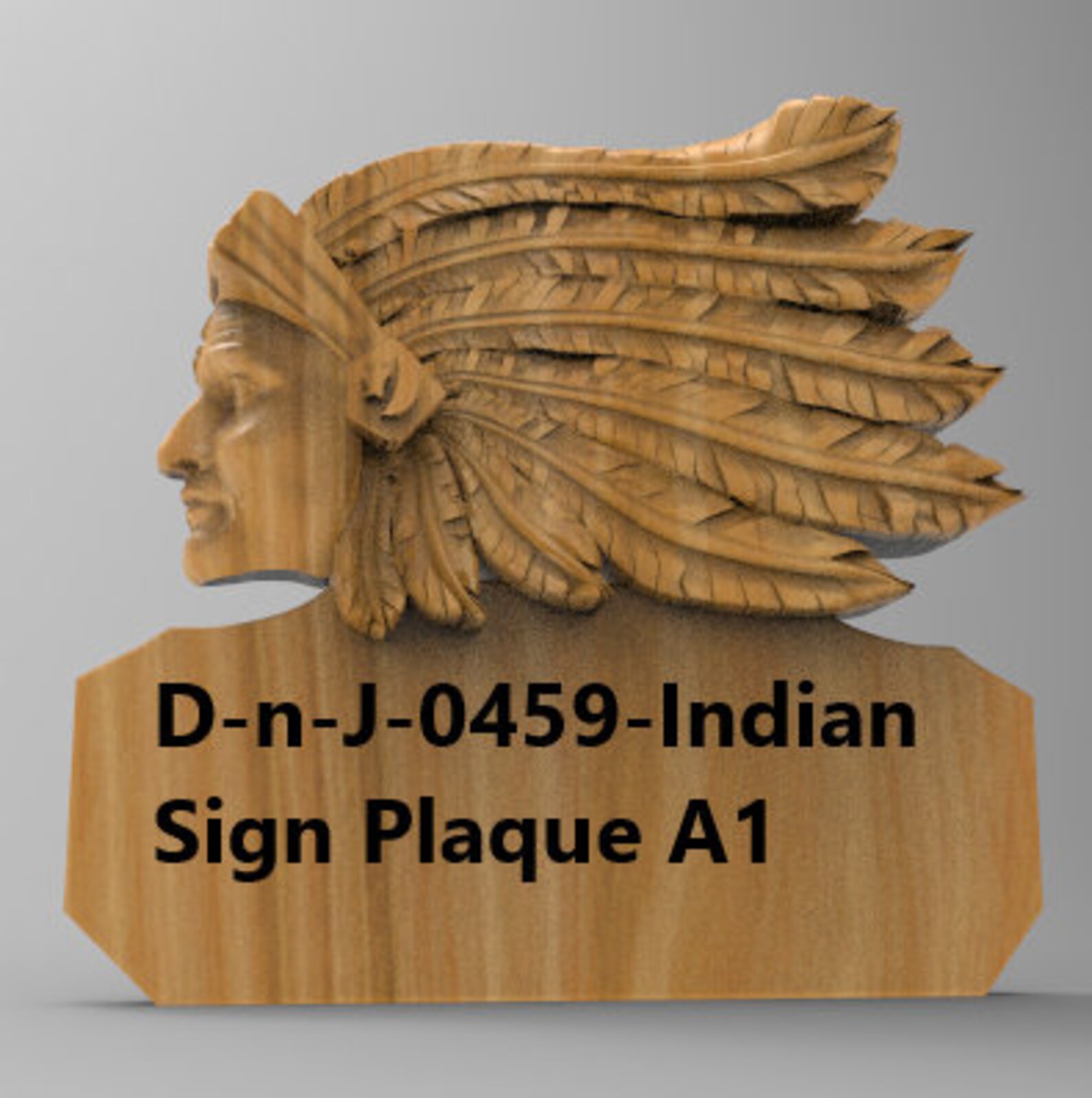 3d Stl 2d Dxf-svg 3 Indian Head Plaques D-n-j-0457-0458-0459-indian ...