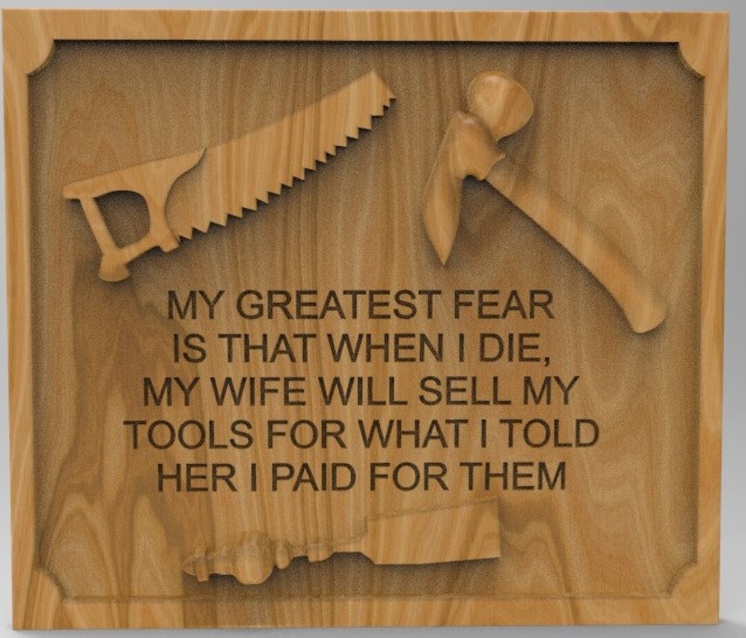 3d Stl Models, Stl, CNC Model, Garage Tool Sign, D-n-j-0191 - Etsy