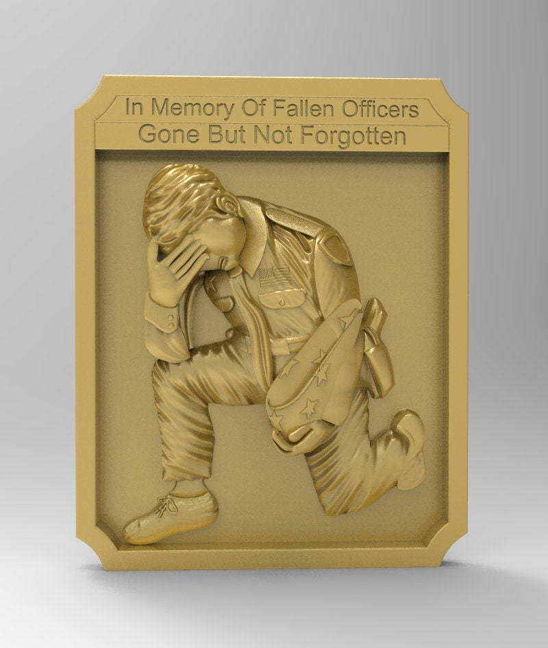 3d Stl Models, Stl, CNC Model Fallen Officer, D-n-j-0171 - Etsy