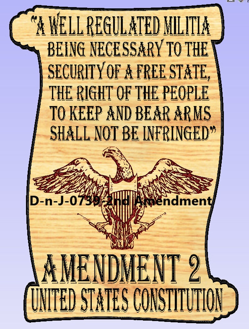 2d 2nd Amendment Design Emblems D-n-j-0738-0744-2nd - Etsy