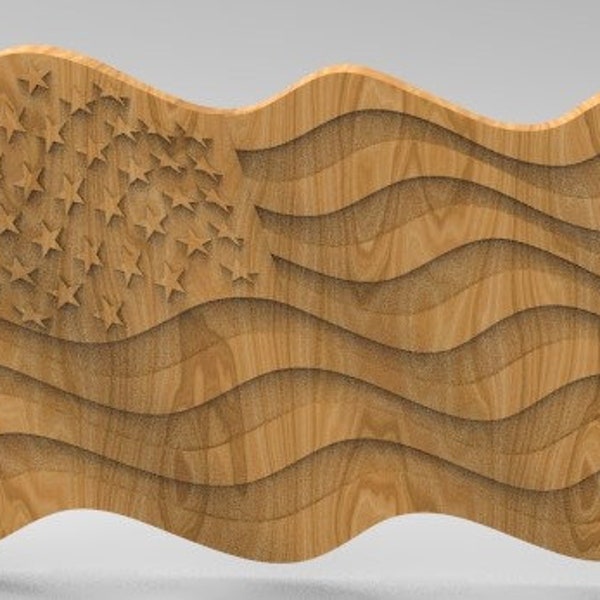 Wavy Flag - Etsy