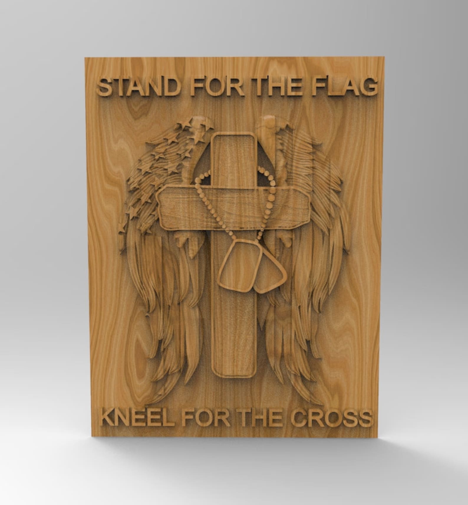 CROSS STL FILE - Wings Stl - 3d Model Stl Instant Download - Cnc Files ...