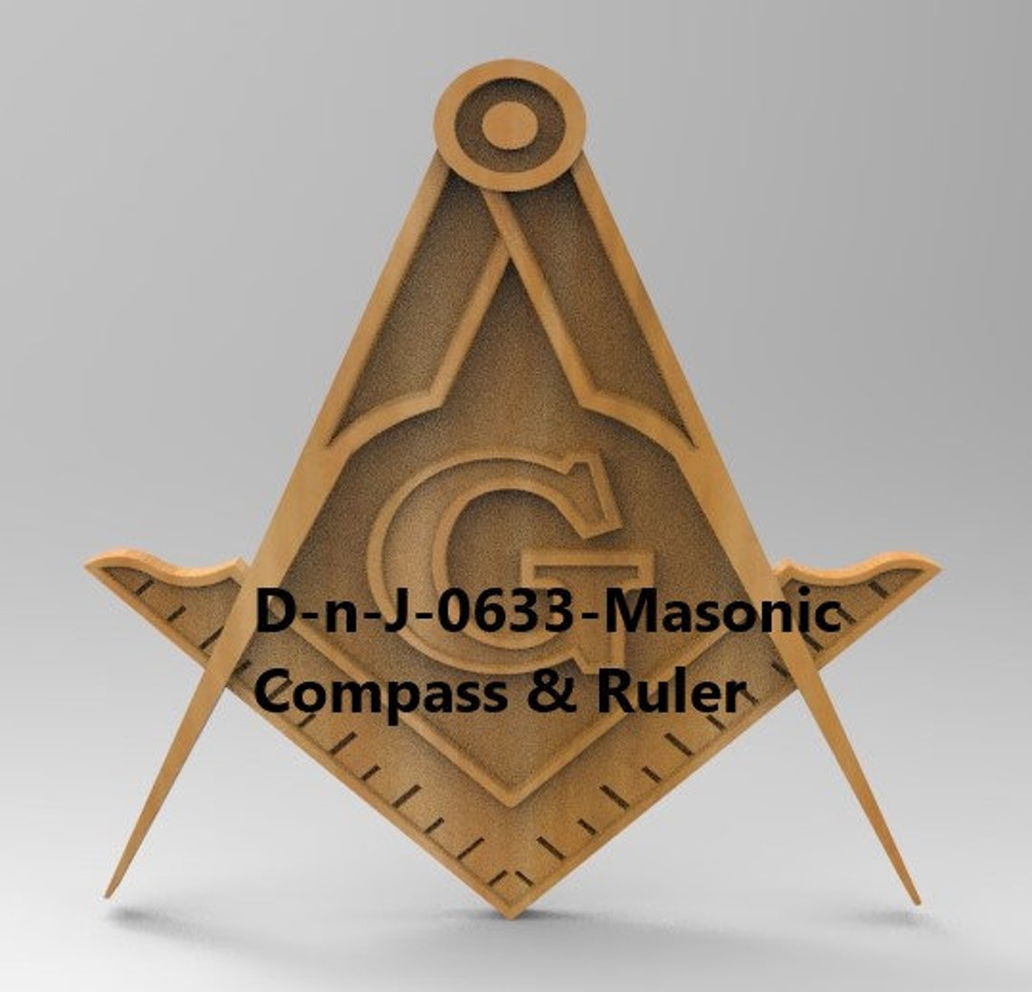 3d Stl Models, CNC Model, Masonic Compass - Ruler, D-n-j-0633-masonic ...
