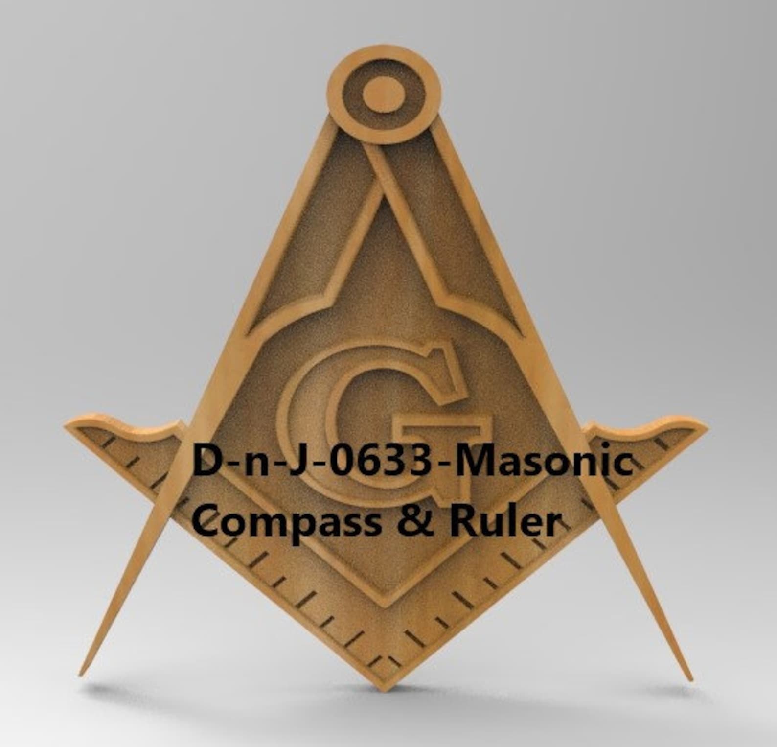 3d Stl Models, CNC Model, Masonic Compass - Ruler, D-n-j-0633-masonic ...