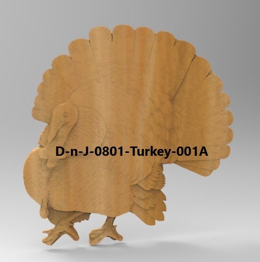 3d Stl Models, CNC Model, Turkey-3 Designs, D-n-j-0801-turkey-series - Etsy