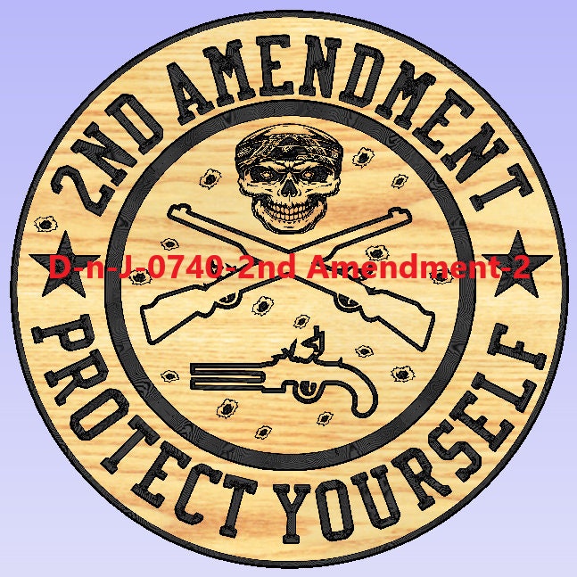 2d 2nd Amendment Design Emblems D-n-j-0738-0744-2nd - Etsy