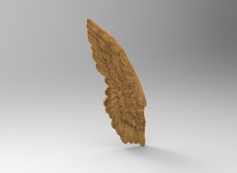 3d Stl Models, Angel Wings, D-n-j-0218-0219-left-right-angel Win - Etsy