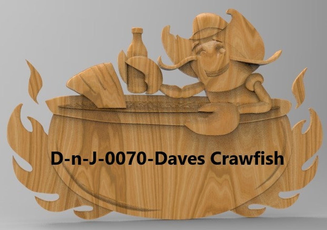 3d Stl Models, CNC Model, Crawfish Series D-n-j-crawfish Series-069,070 ...