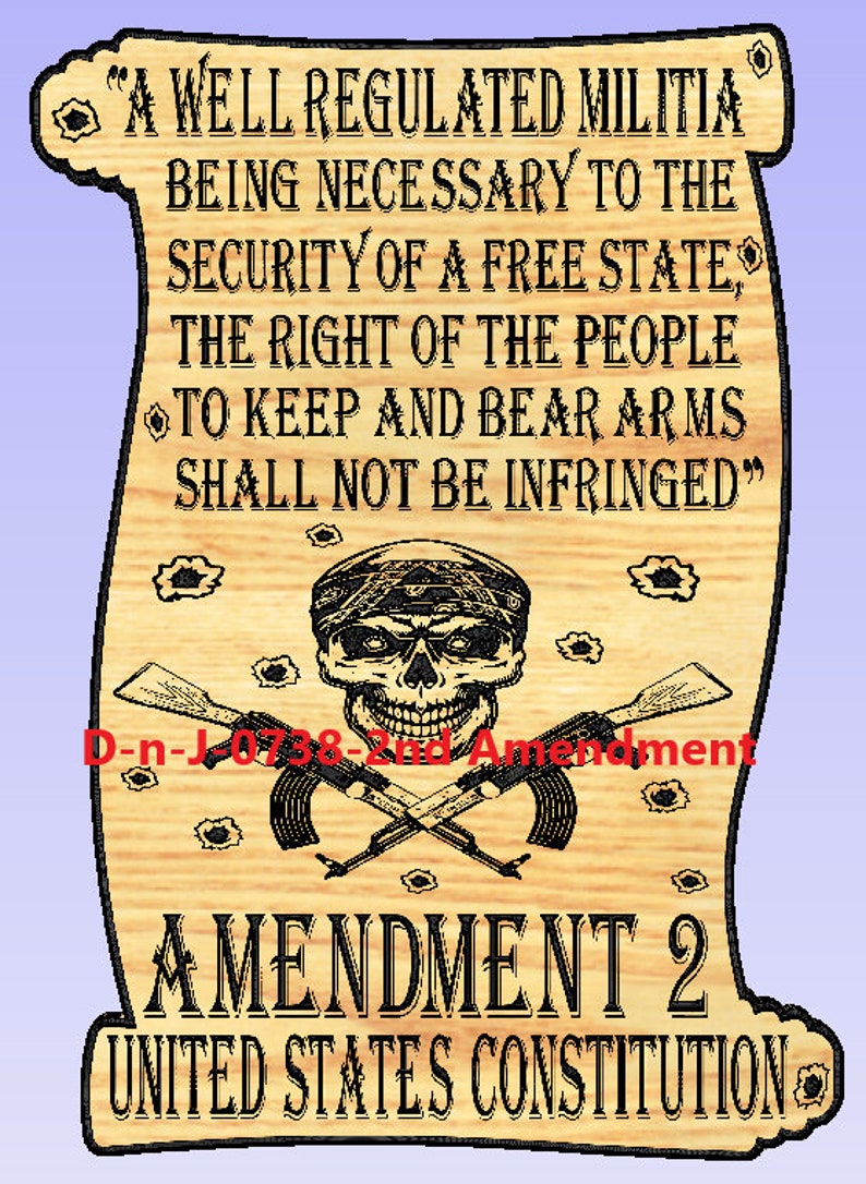 2d 2nd Amendment Design Emblems D-n-j-0738-0744-2nd - Etsy