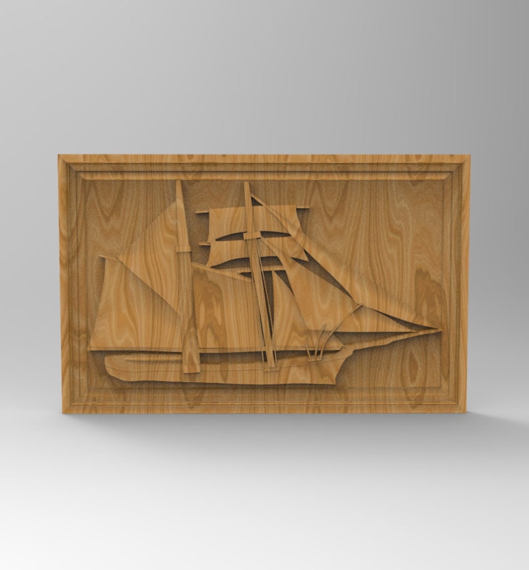 3d, Stl, CNC Model, Sail Boat, D-n-j-0249 - Etsy