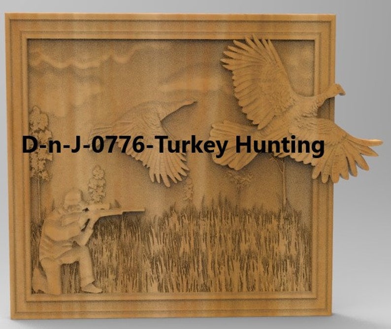 3d Stl Models Stl CNC Model Hunting Turkey - Etsy New Zealand