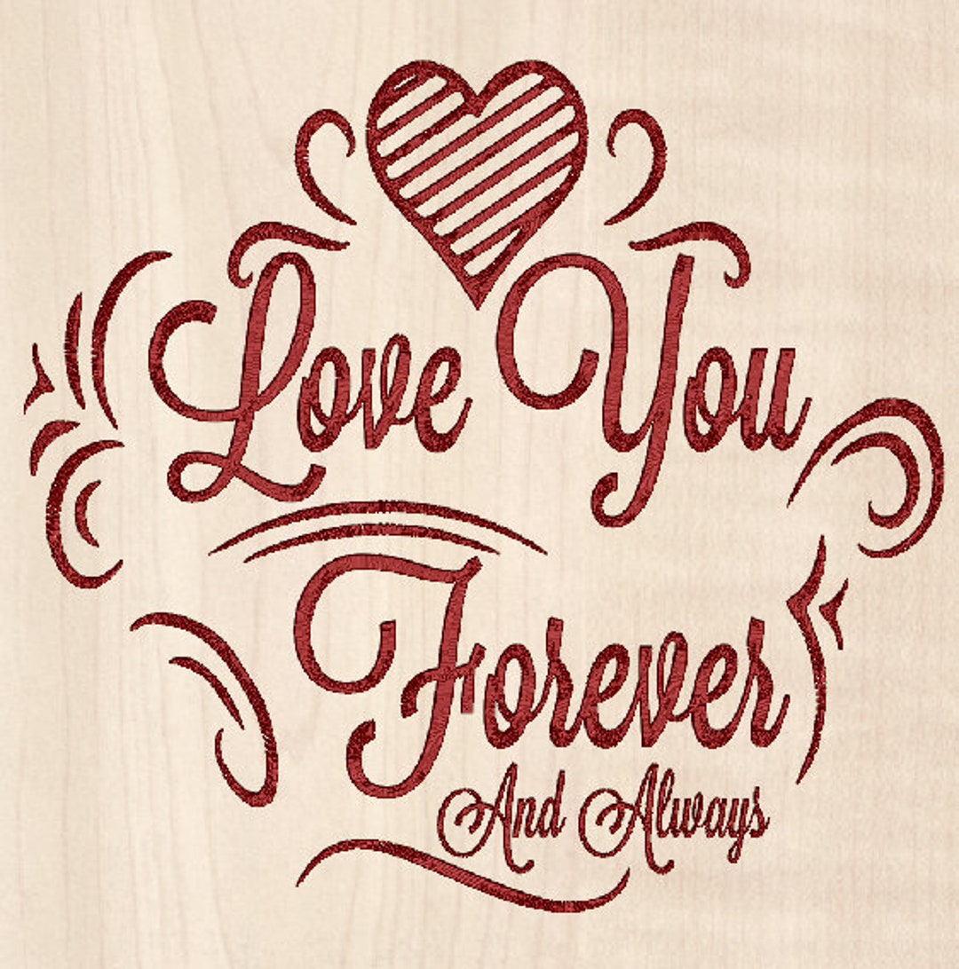 2d, Dxf Models, CNC Model, Love, Forever in Love, D-n-j-0328 - Etsy