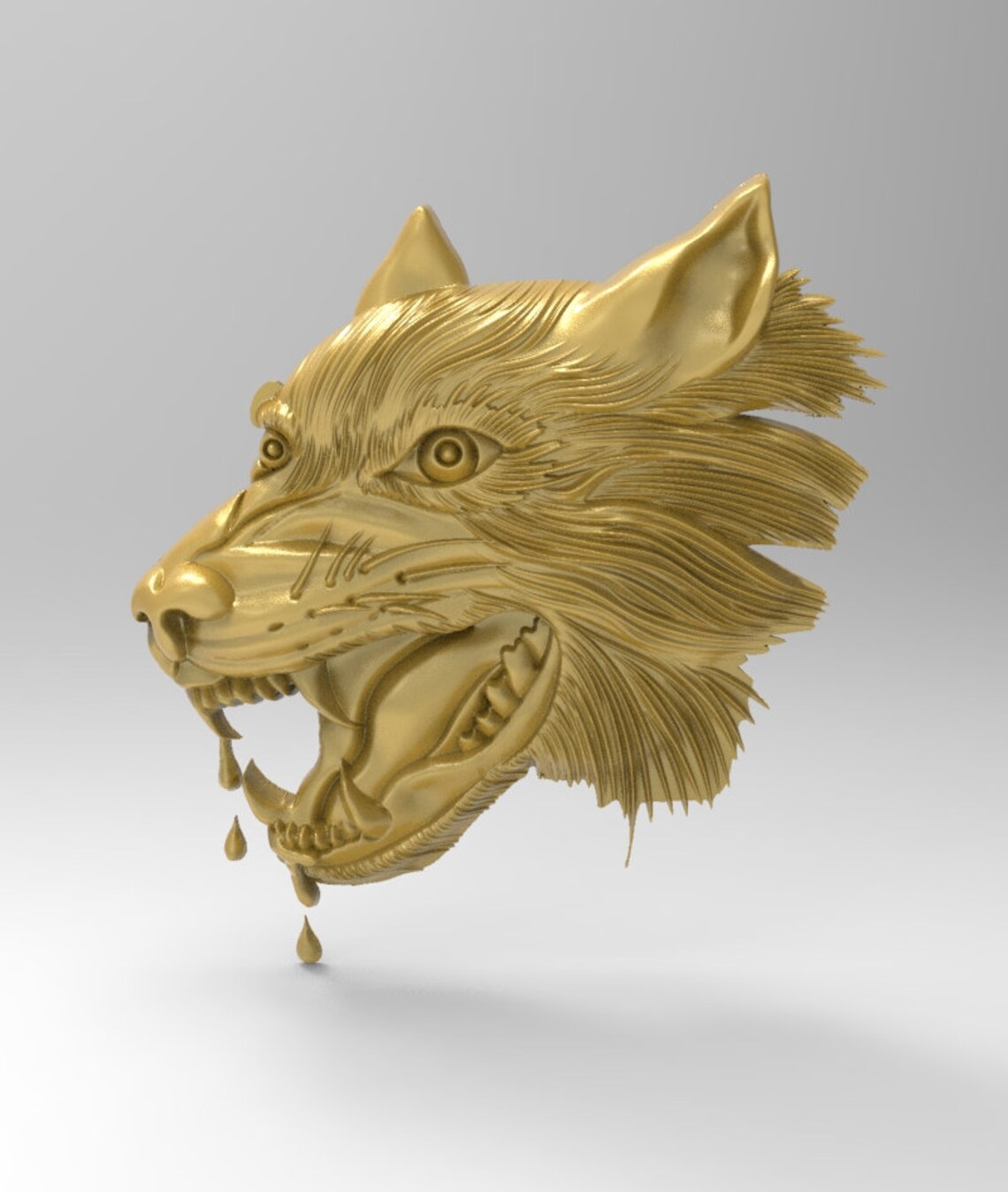 3d Stl Models, Stl, CNC Model, Wolfs Head, Wolf, D-n-j-0251 - Etsy