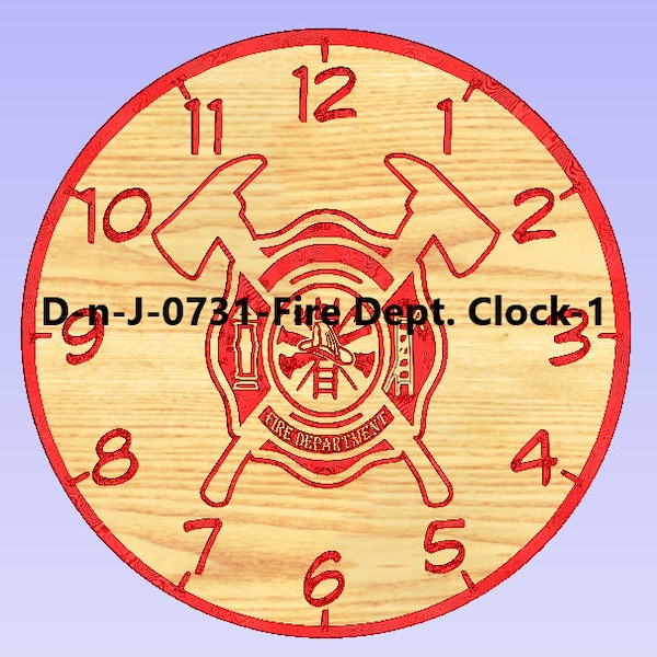 Fire Dept Clock - Etsy