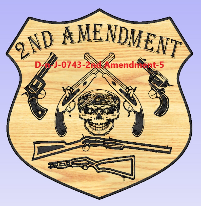 2d 2nd Amendment Design Emblems D-n-j-0738-0744-2nd - Etsy