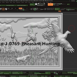 3d Stl Models, Stl, Phesant Hunting, D-n-j-0769-pheasant Hunting - Etsy