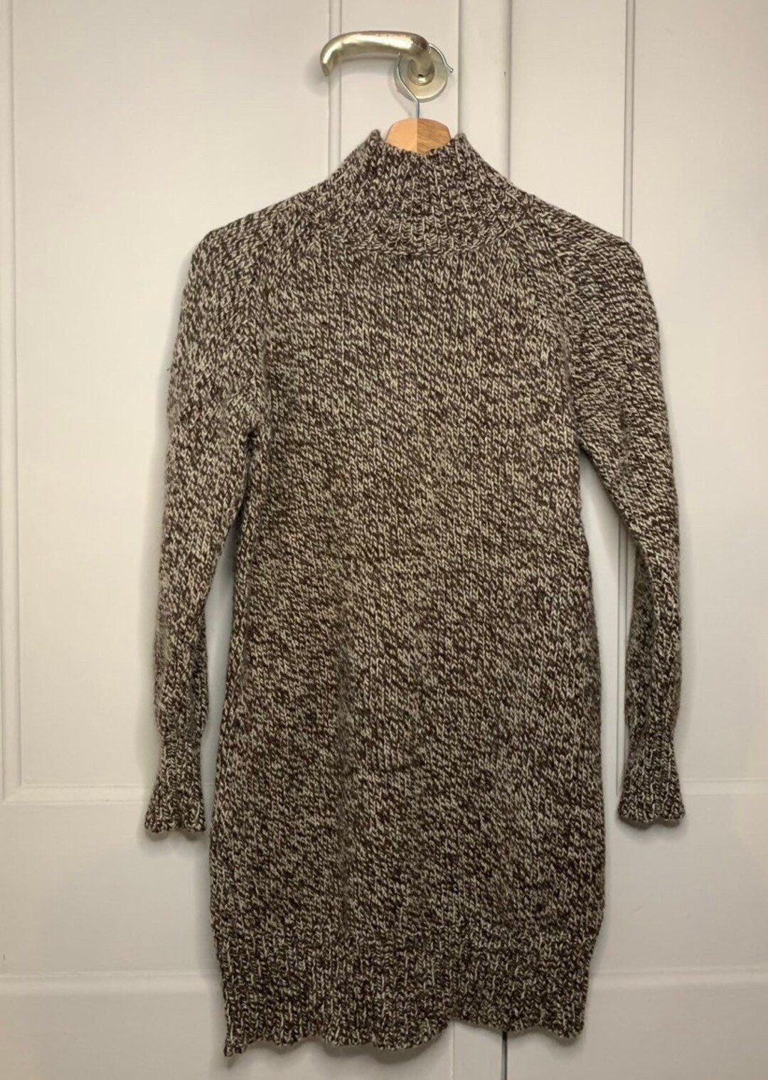 Vintage Alpaka Wool Alpaca Sweater Jumper Melange S Long Sleeve Warm ...