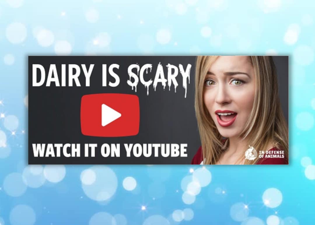 Vegan Sticker erin Janus Dairy is Scary Youtube - Etsy