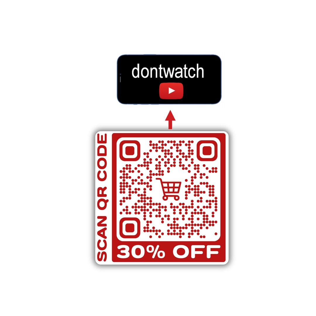 Vegan Activist Stickers Pack Fake QR Code Discount Scan QR Code Dont ...