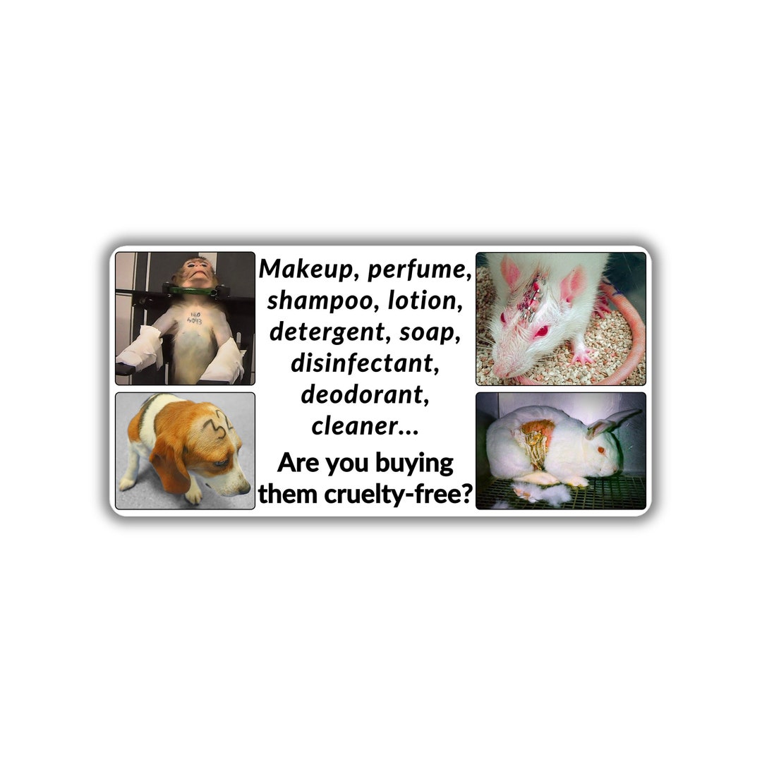 Vegan Activist Stickers Pack Buy Cruelty-free Stop Animal Testing is ...