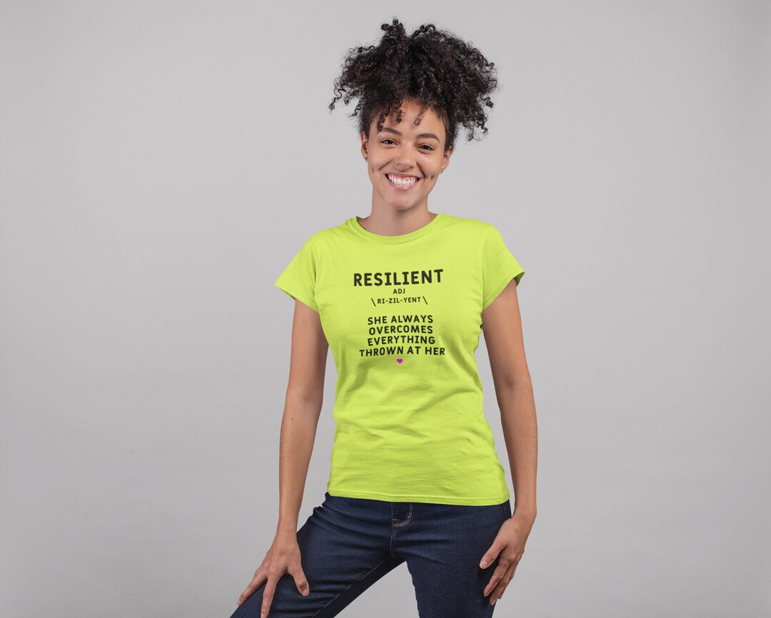 Resilient Women's Affirmation T-shirt Self Love Shirt Self Care Gift ...