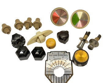 Vintage Radio Knobs - Etsy