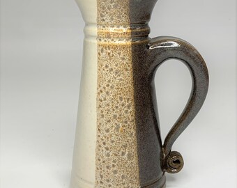 Brown and Tan Vase | Etsy