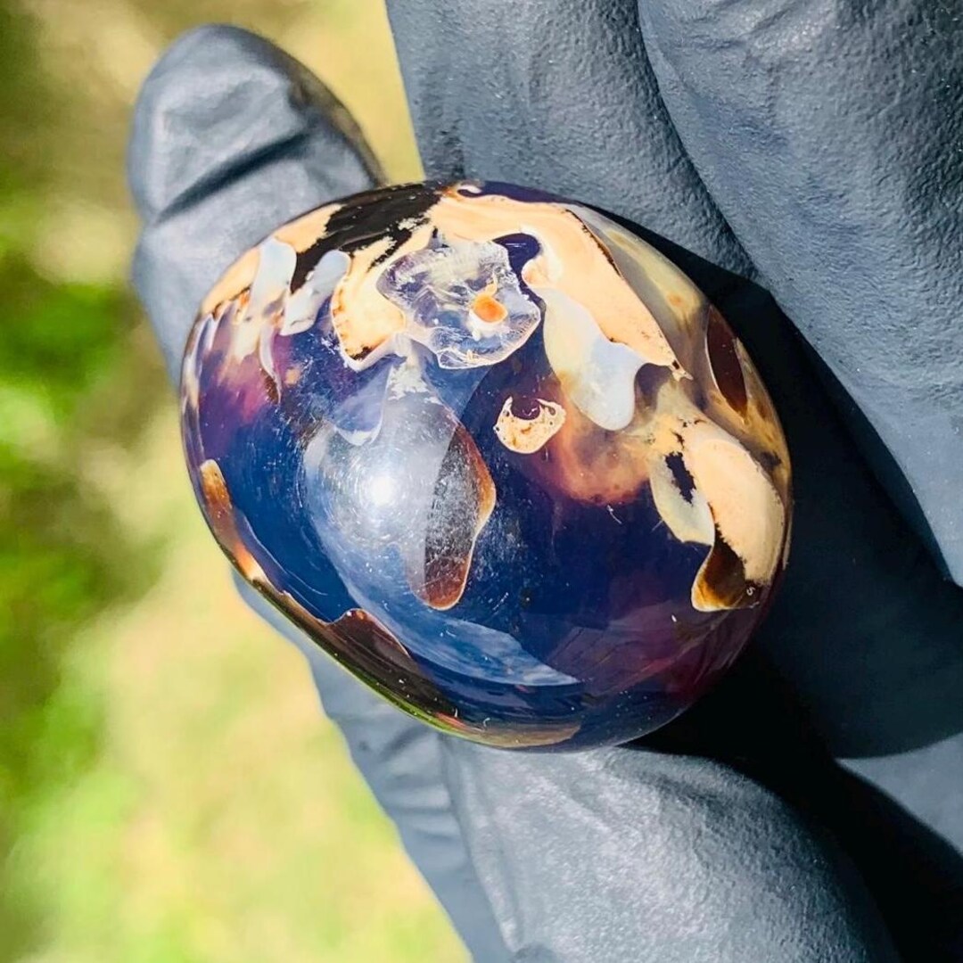 Top Quality - Blue Amber Tumble From Indonesia - Genuine Blue Amber ...