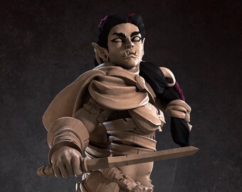 Bugbear Hunter 28mm 32mm Scale Options Primed 3D Printed Miniature ...