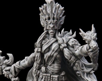 Gith Grandmaster Preprimed 3D Printed Miniature Model by | Etsy