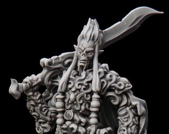Gith Grandmaster Preprimed 3D Printed Miniature Model by | Etsy