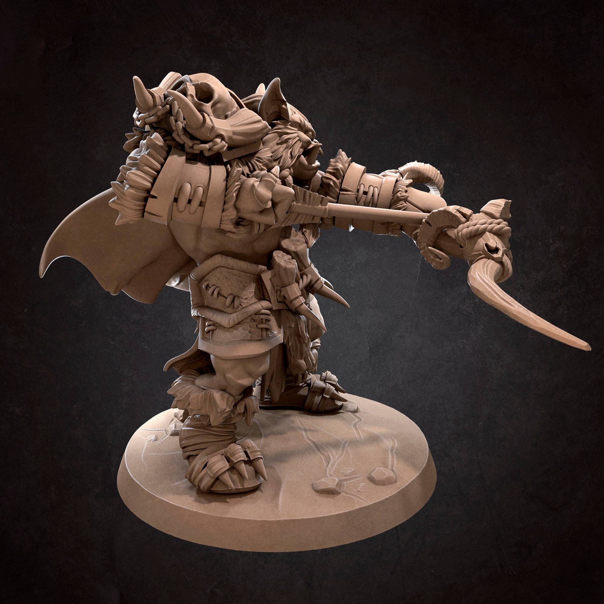 Bugbear Hunter 28mm 32mm Scale Options Primed 3D Printed - Etsy