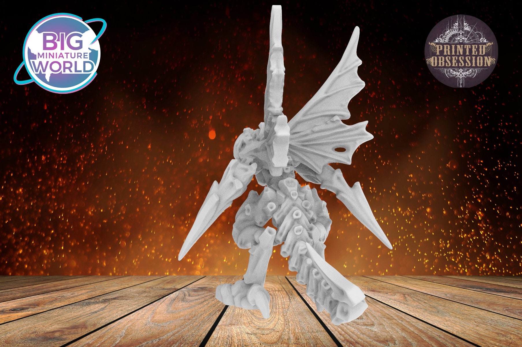 Bone Walkers Preprimed 3D Printed Miniature Models by | Etsy