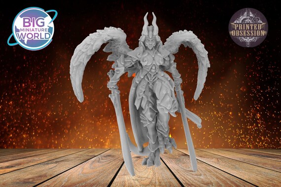Miniature Toys Toys & Games Detailed Erinyes Primed Miniature for ...
