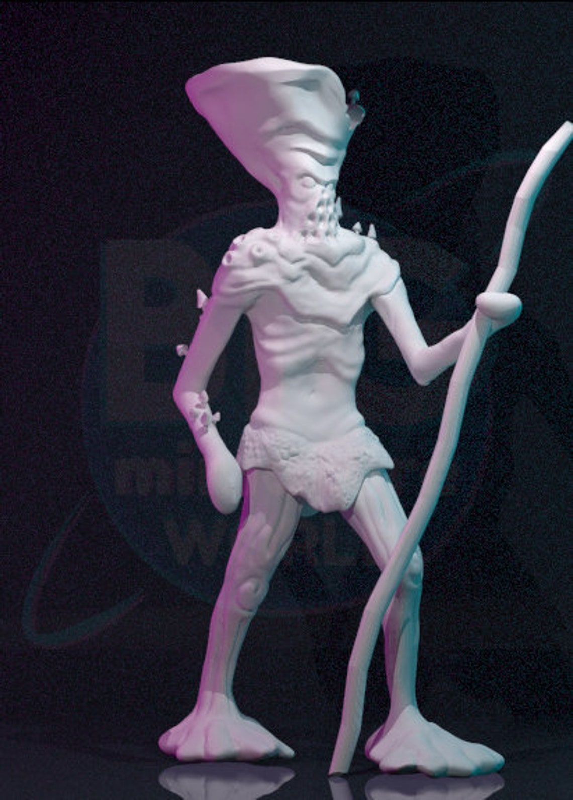 Myconid Sovereign Mushroom Man 3D Printed Model from | Etsy