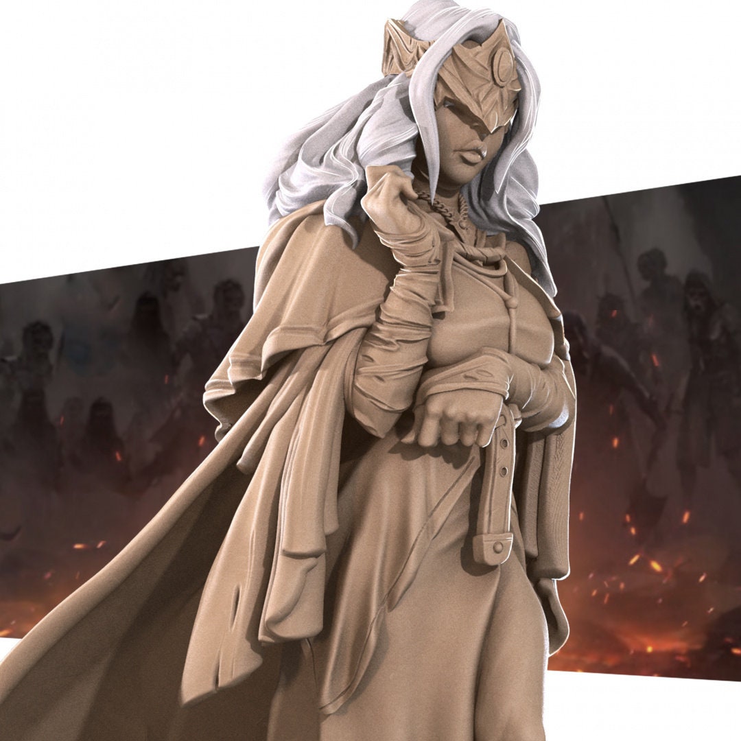 Sofia the Blind Monk the Fallen Collection Preprimed 3D Printed ...