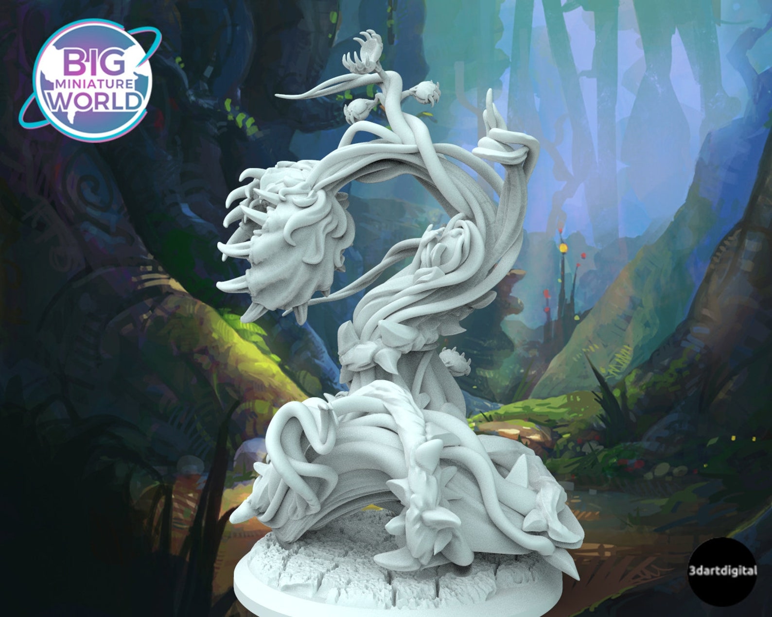 Vine Leviathan of the Corrupted Wood Preprimed 3D Printed - Etsy