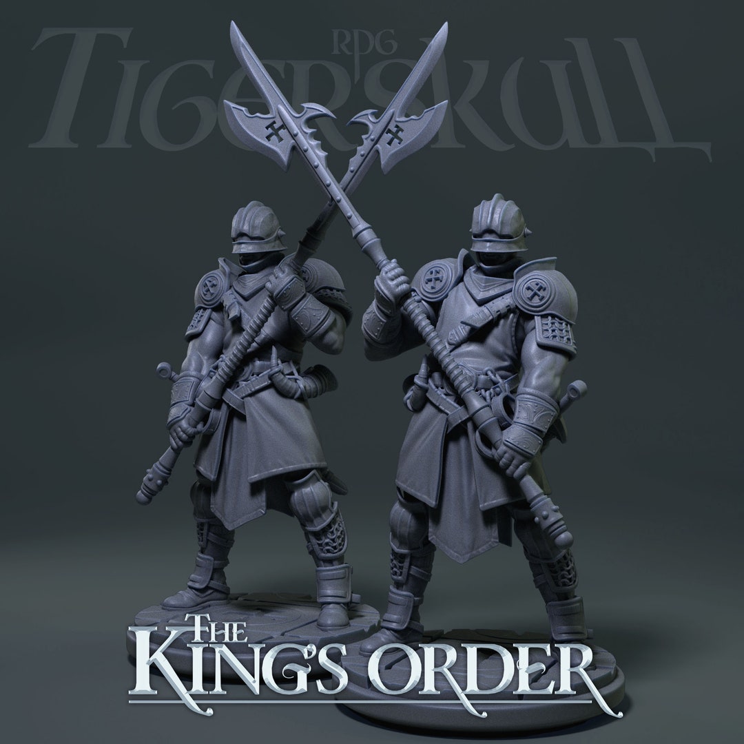 Kings Order Guard the Gatekeepers: Set of 2 Models 32mm-scale Model ...